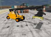 Reach-Stacker Crane Simulator